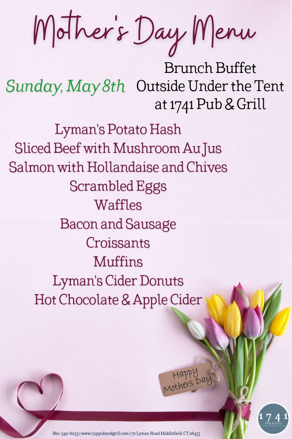 Upcoming Special Events | 1741 Pub & Grill | Middlefield, CT